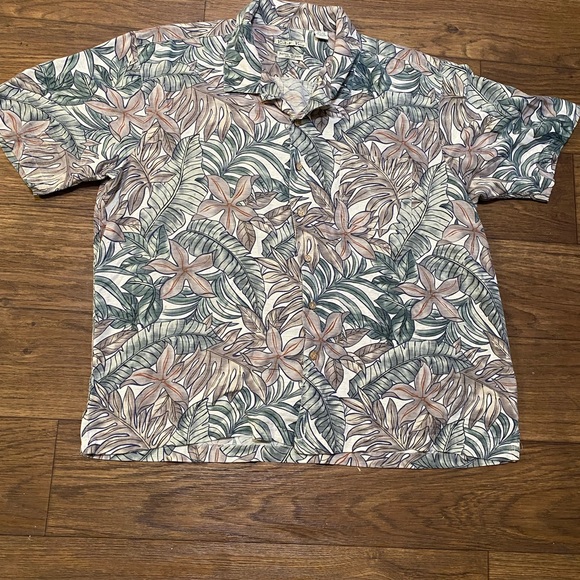 Shirts | Batik Bay Camp Hawaiian Silk Tropical Resort Shirt Dadcore ...